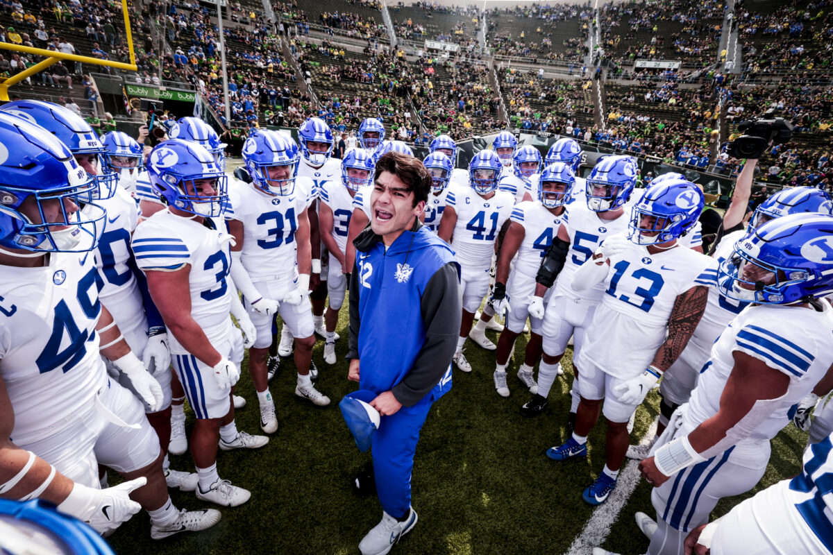 BYU-Oregon notes: Orem head coach Gabe Sewell savors seeing former ...